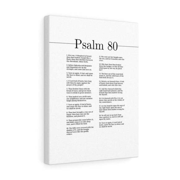 Express Your Love Gifts | Art | Scripture Sign We Shall Be Saved Psalm 8 Bible Verse Canvas ...